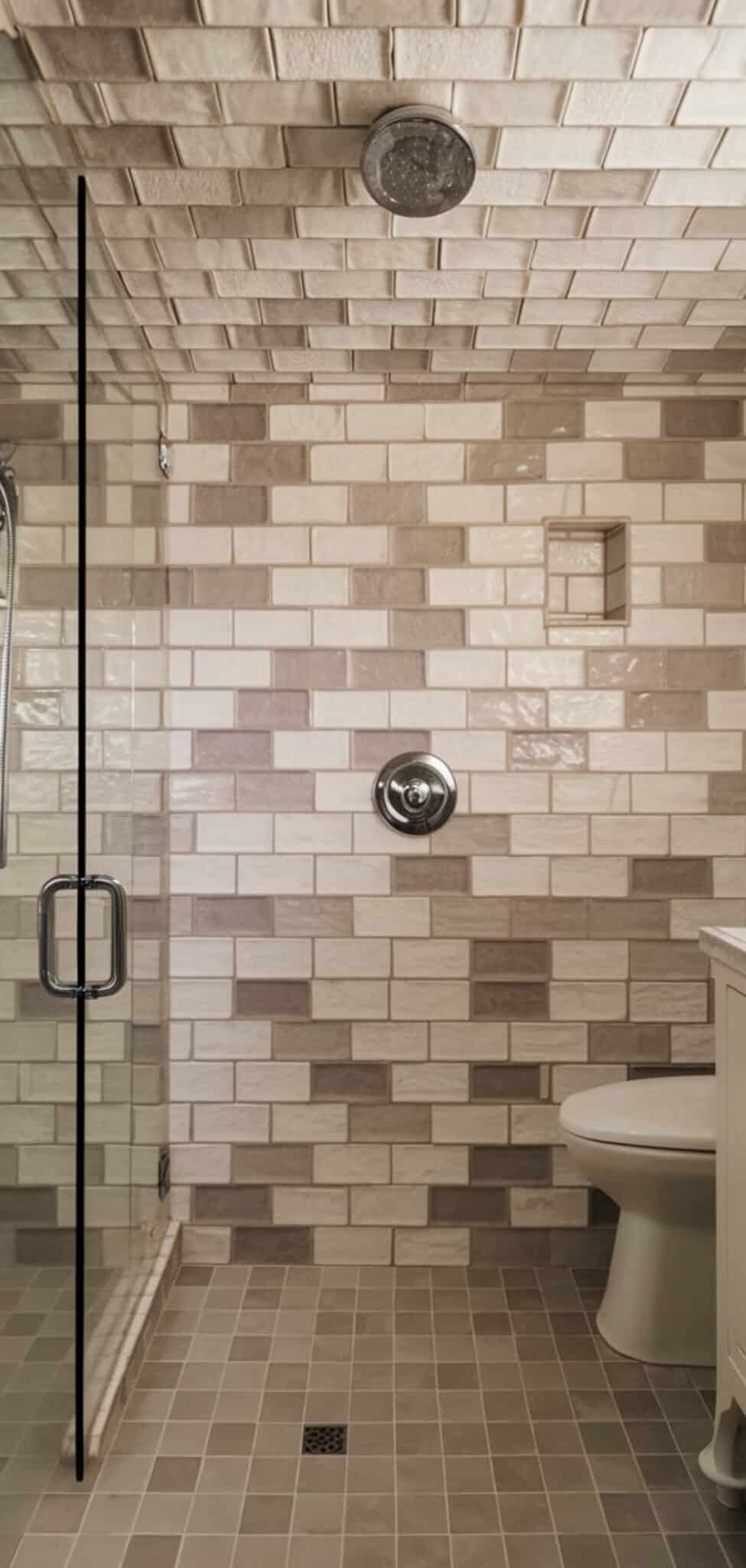 15+ Innovative Tile Shower Ceiling Ideas - The Mega Mom