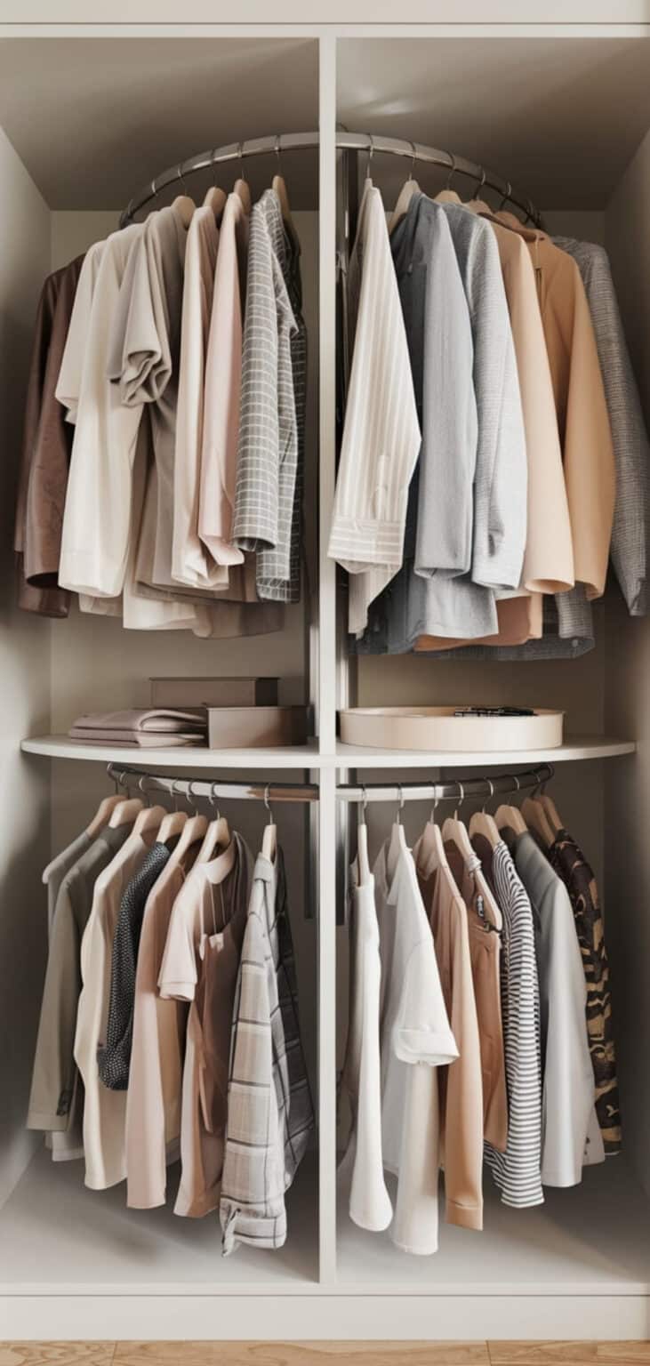 20+ Genius Clothing Shelf Organization Ideas - The Mega Mom