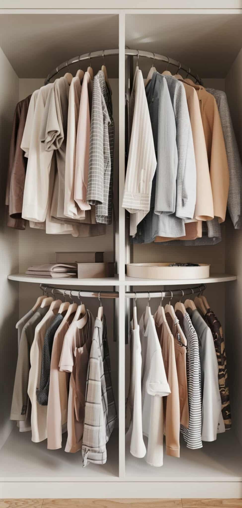 20+ Genius Clothing Shelf Organization Ideas - The Mega Mom