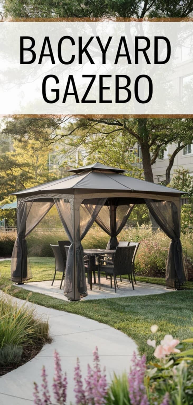 12+ Cheap Small Backyard Gazebo Ideas - The Mega Mom