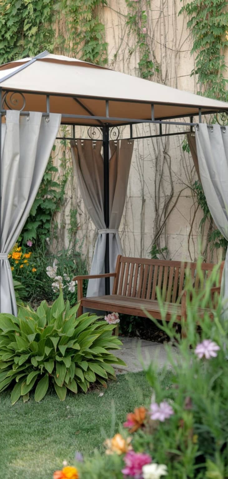 12+ Cheap Small Backyard Gazebo Ideas - The Mega Mom