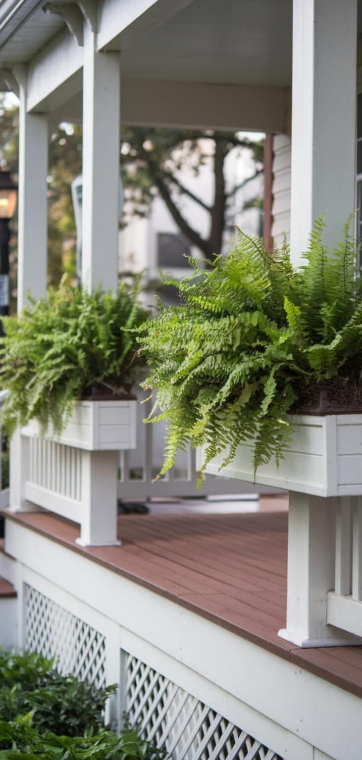 15 Beautiful Fern On Front Porch Ideas - The Mega Mom