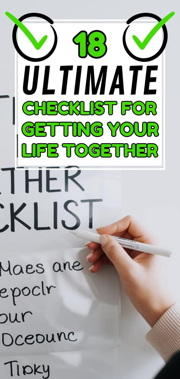 13 Essential Checklist Ideas for Getting Your Life Together - The Mega Mom