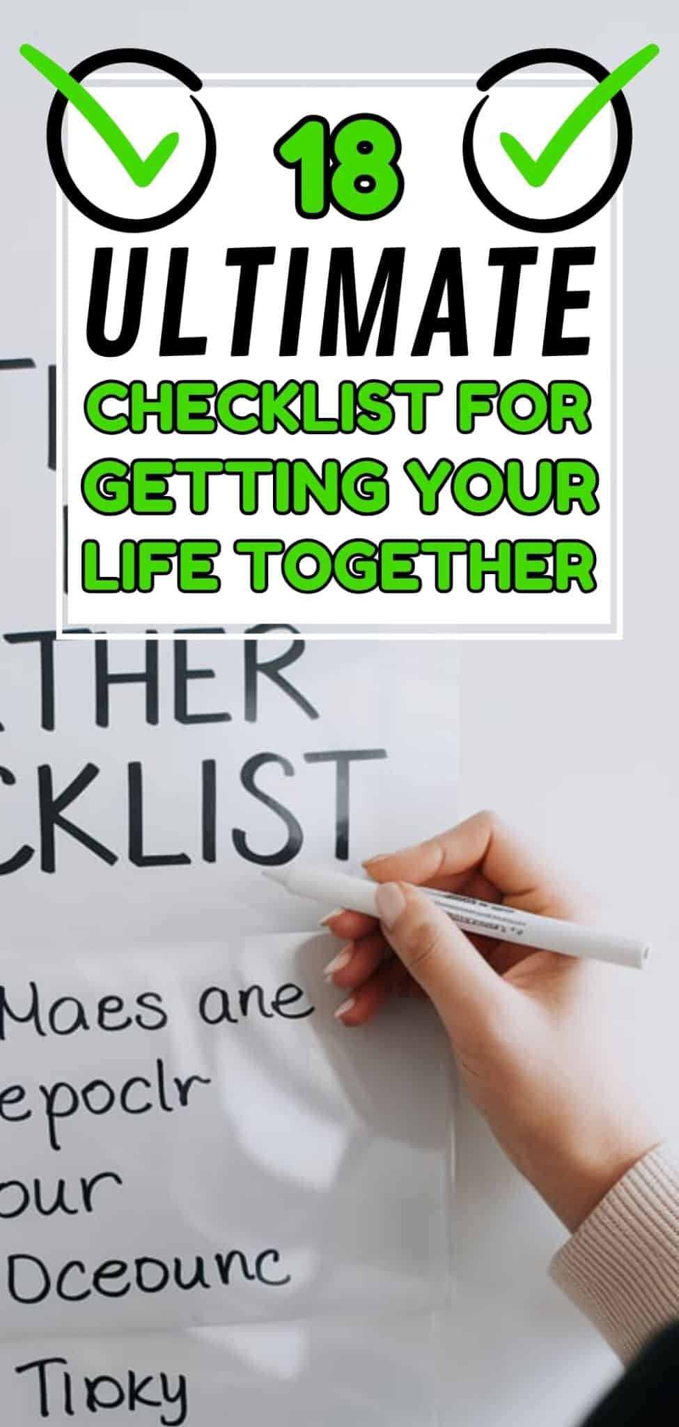 13 Essential Checklist Ideas for Getting Your Life Together - The Mega Mom