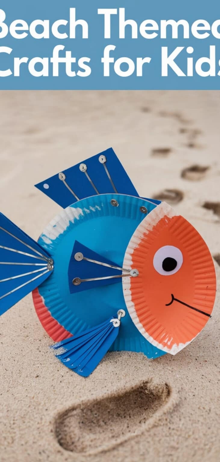 17 Fun & Engaging Beach Themed Crafts for Kids - The Mega Mom