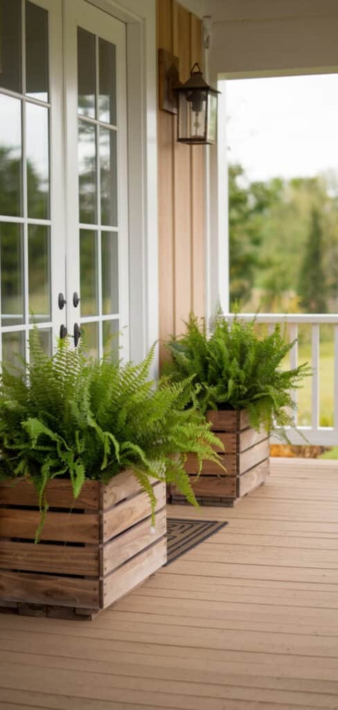 15 Beautiful Fern On Front Porch Ideas - The Mega Mom