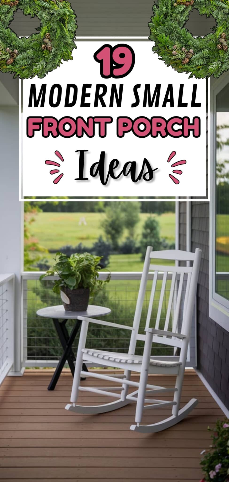 19 Awesome Modern Small Front Porch Ideas - The Mega Mom