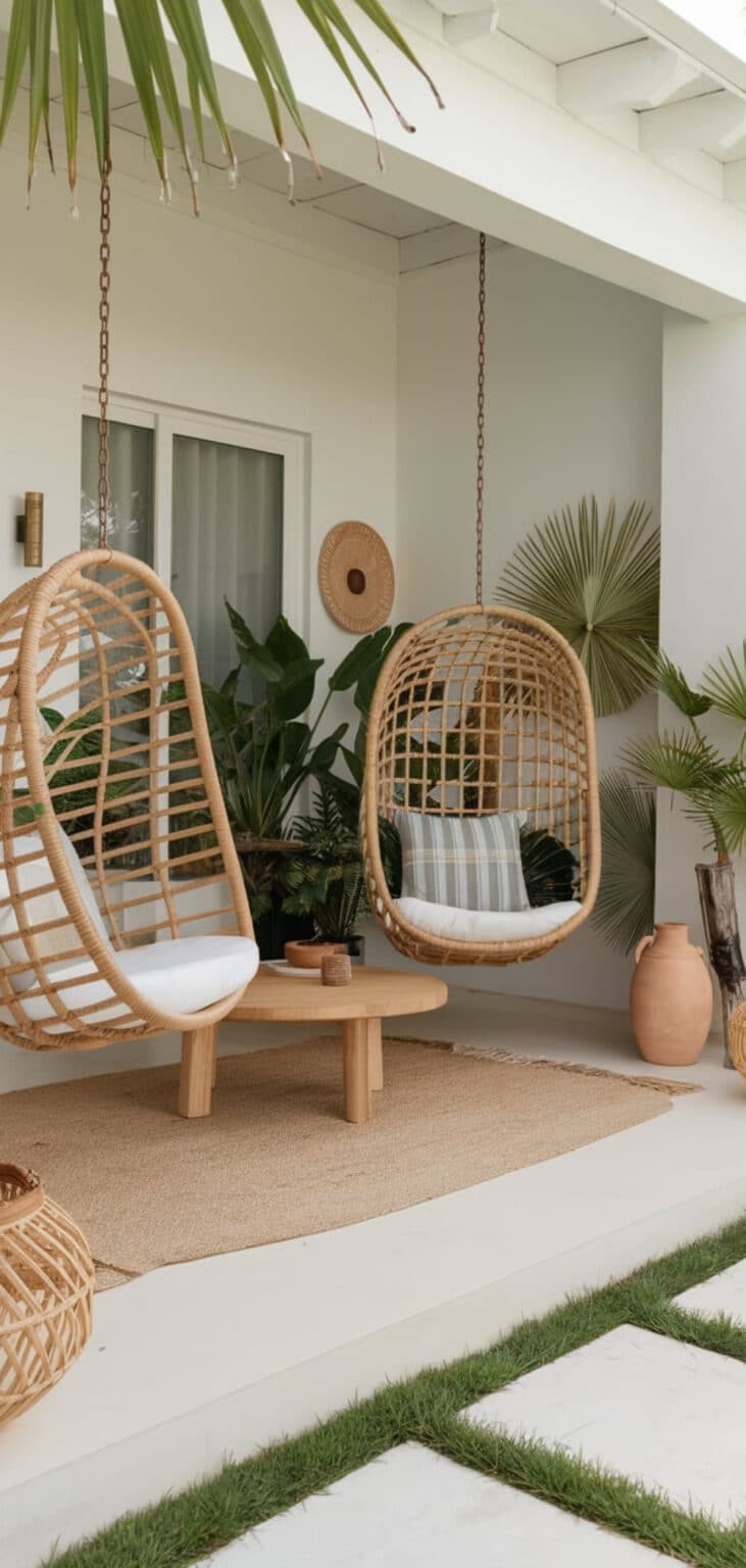 20 Stunning Tropical Bohemian Patio Ideas - The Mega Mom
