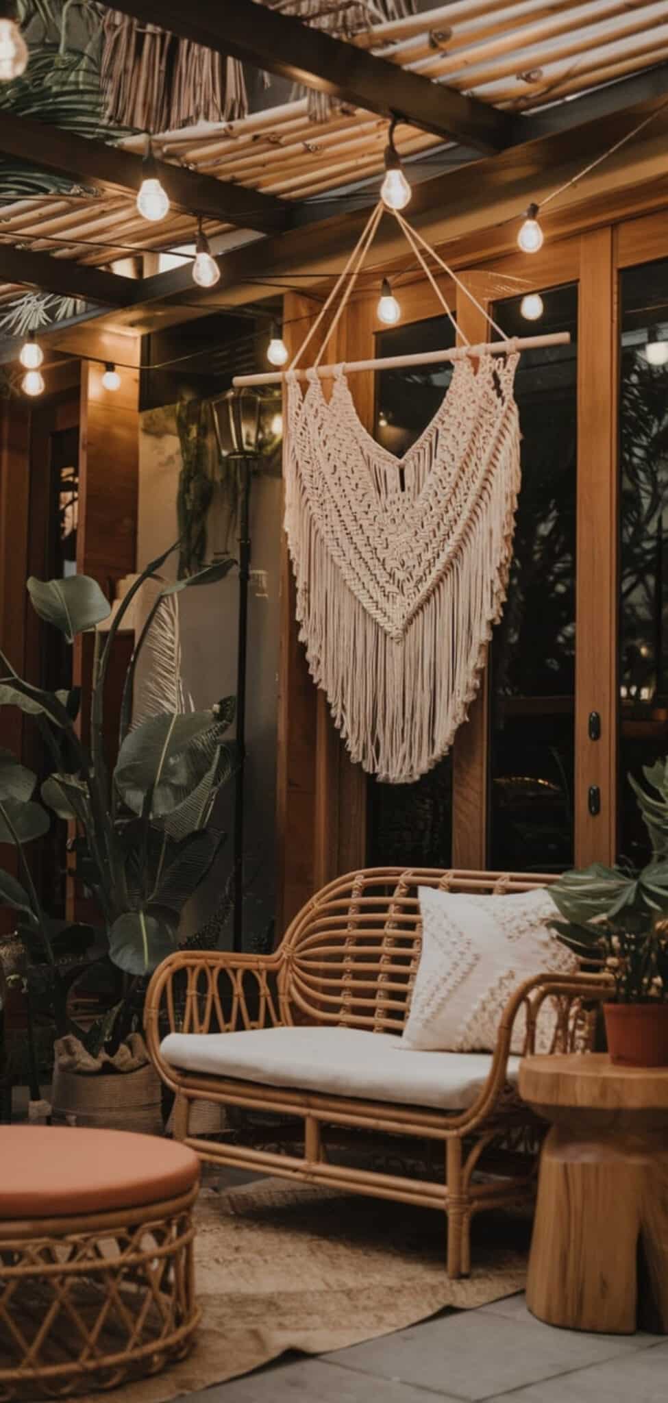 20 Stunning Tropical Bohemian Patio Ideas - The Mega Mom
