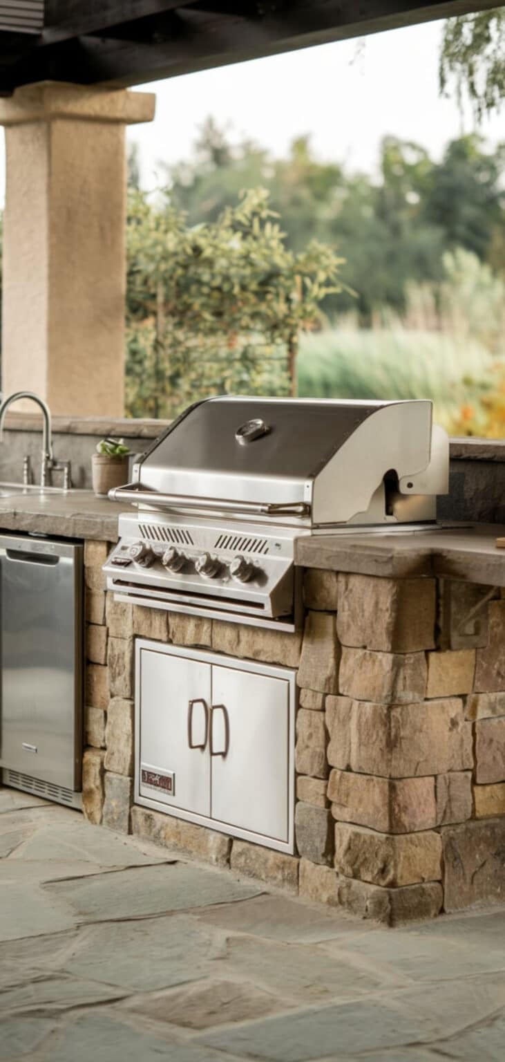 13+ Inspiring Outdoor BBQ Kitchen Ideas - The Mega Mom
