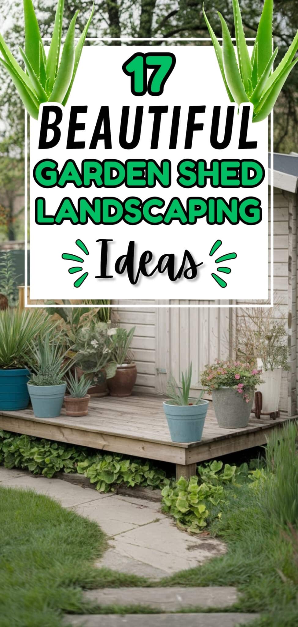 17 Beautiful Garden Shed Landscaping Ideas - The Mega Mom