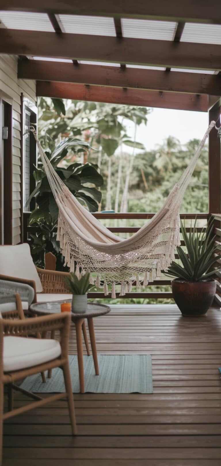 20 Stunning Tropical Bohemian Patio Ideas - The Mega Mom