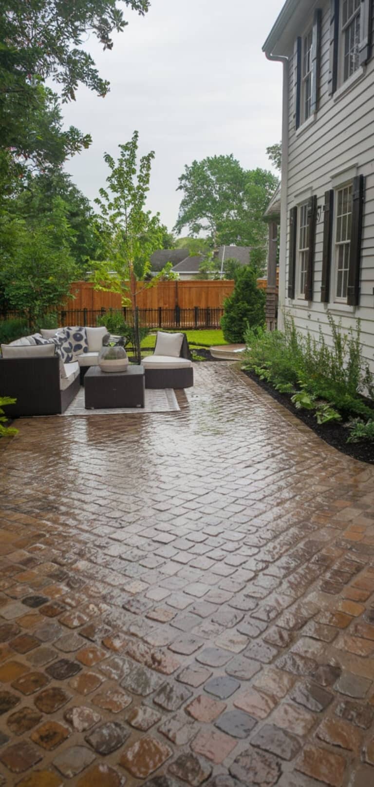 16+ Beautiful Stamped Concrete Patio Ideas - The Mega Mom