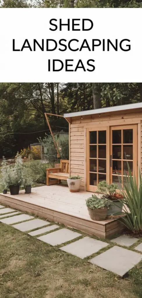 17 Beautiful Garden Shed Landscaping Ideas - The Mega Mom