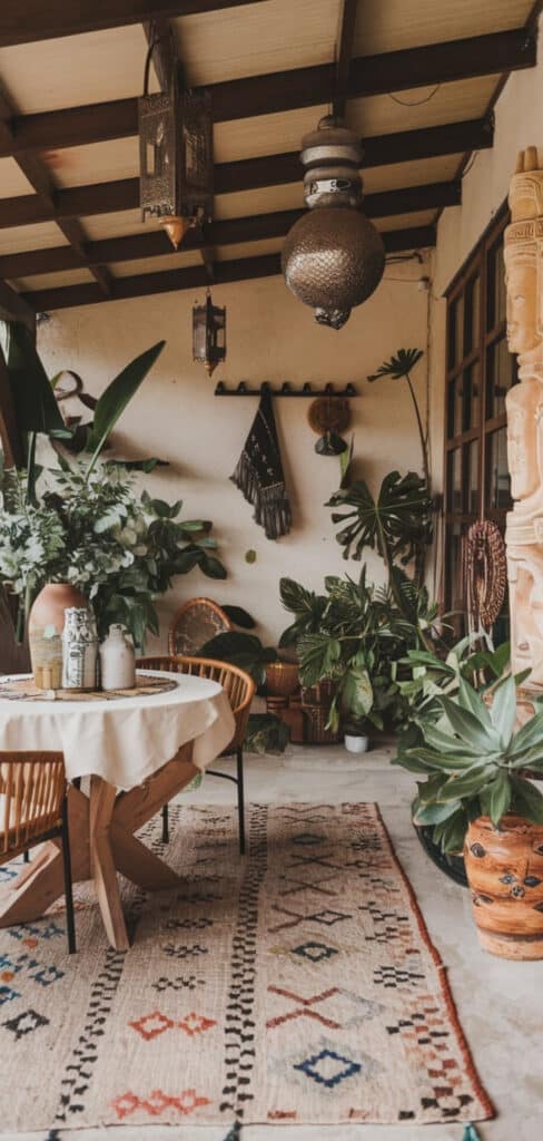 20 Stunning Tropical Bohemian Patio Ideas - The Mega Mom