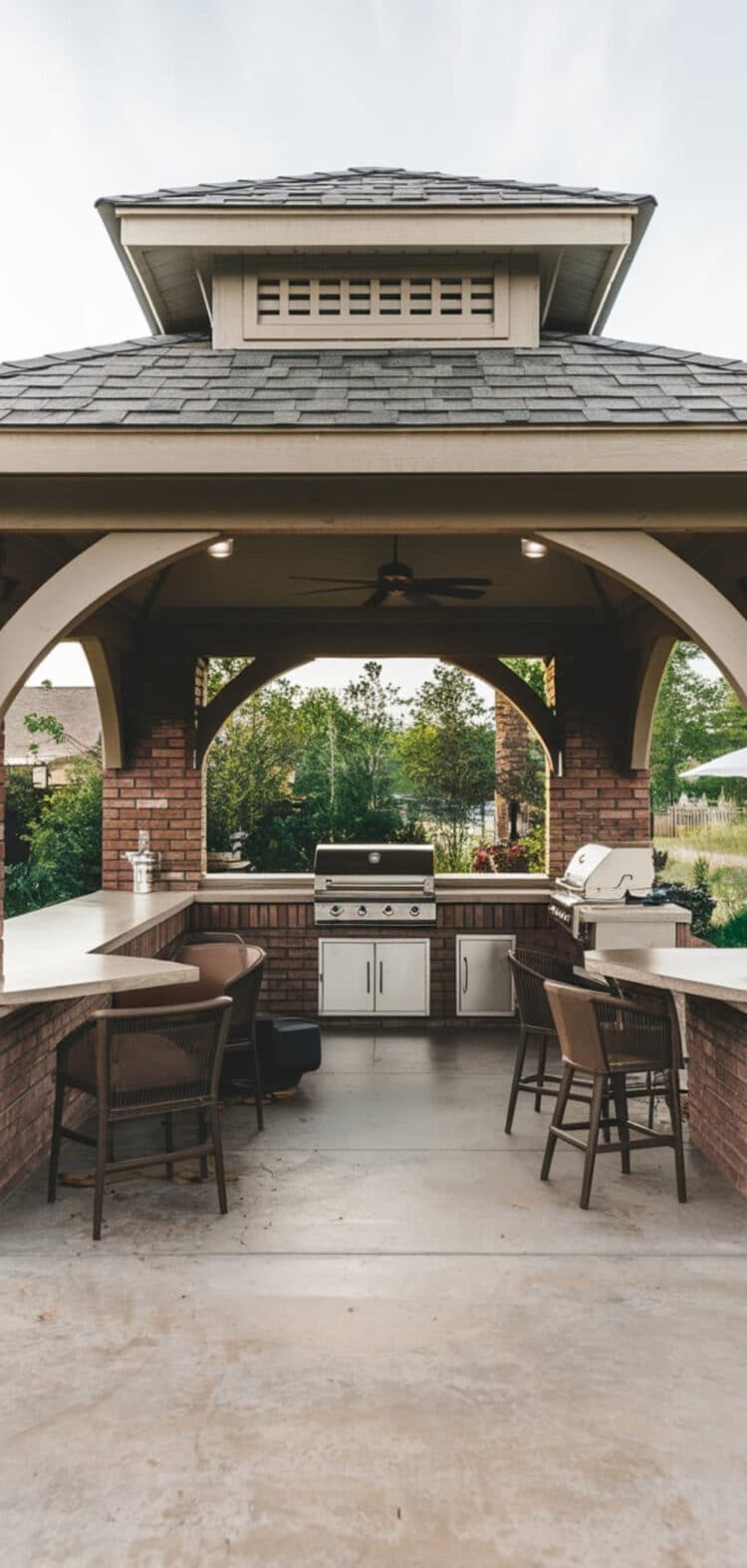 13+ Inspiring Outdoor BBQ Kitchen Ideas - The Mega Mom