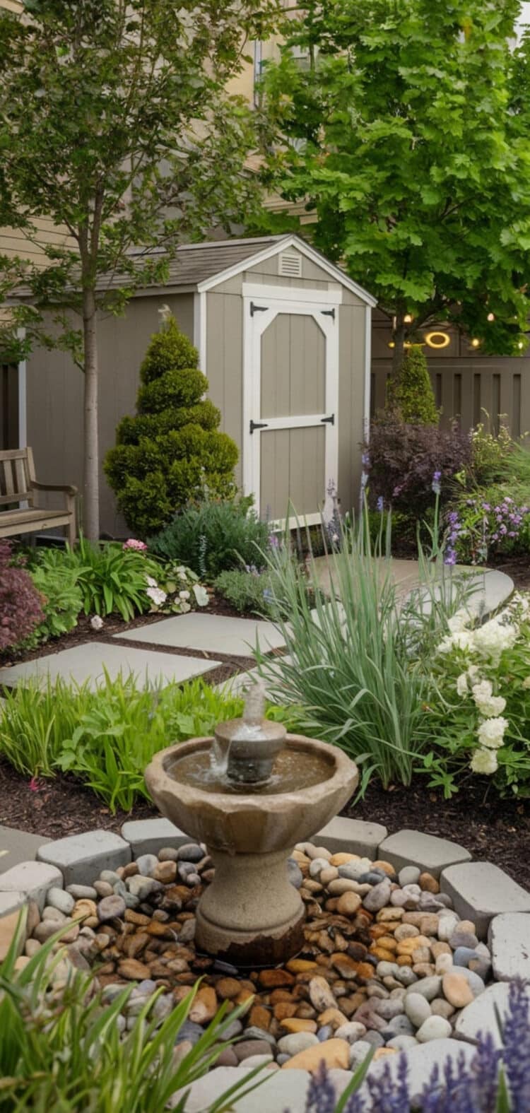 17 Beautiful Garden Shed Landscaping Ideas - The Mega Mom