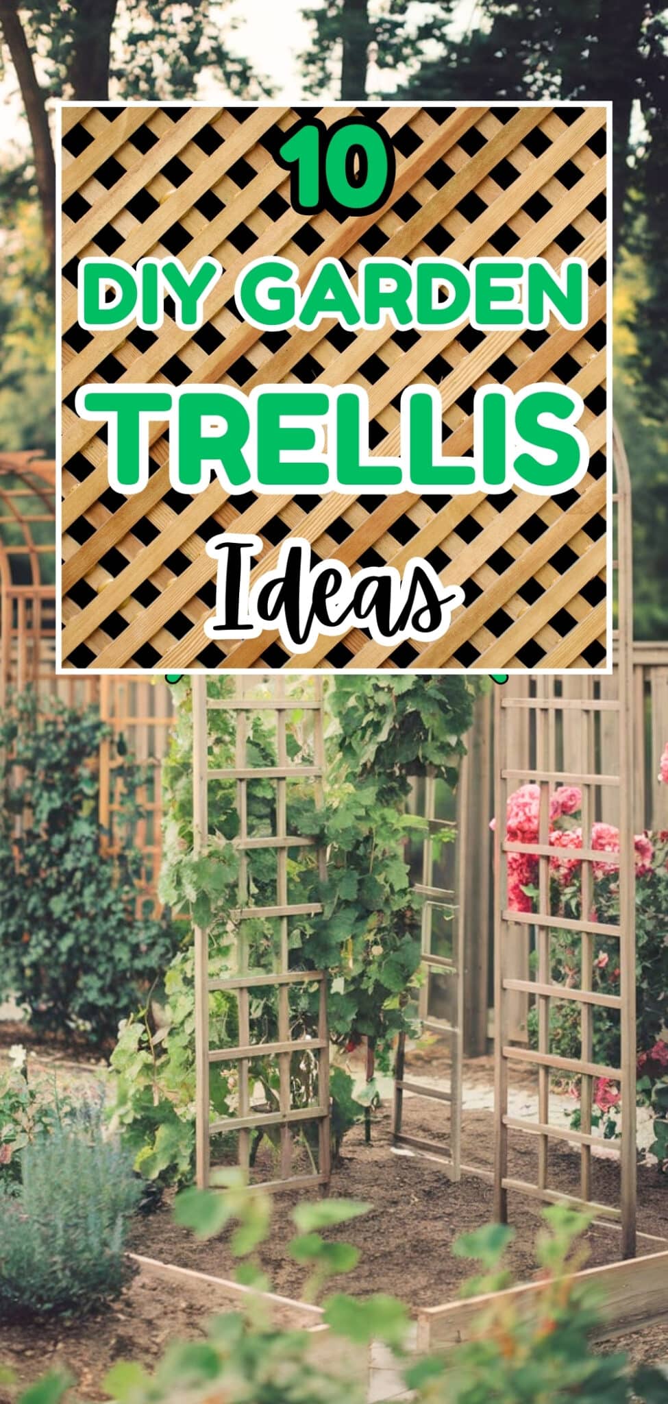 10 Innovative DIY Garden Trellis Ideas - The Mega Mom