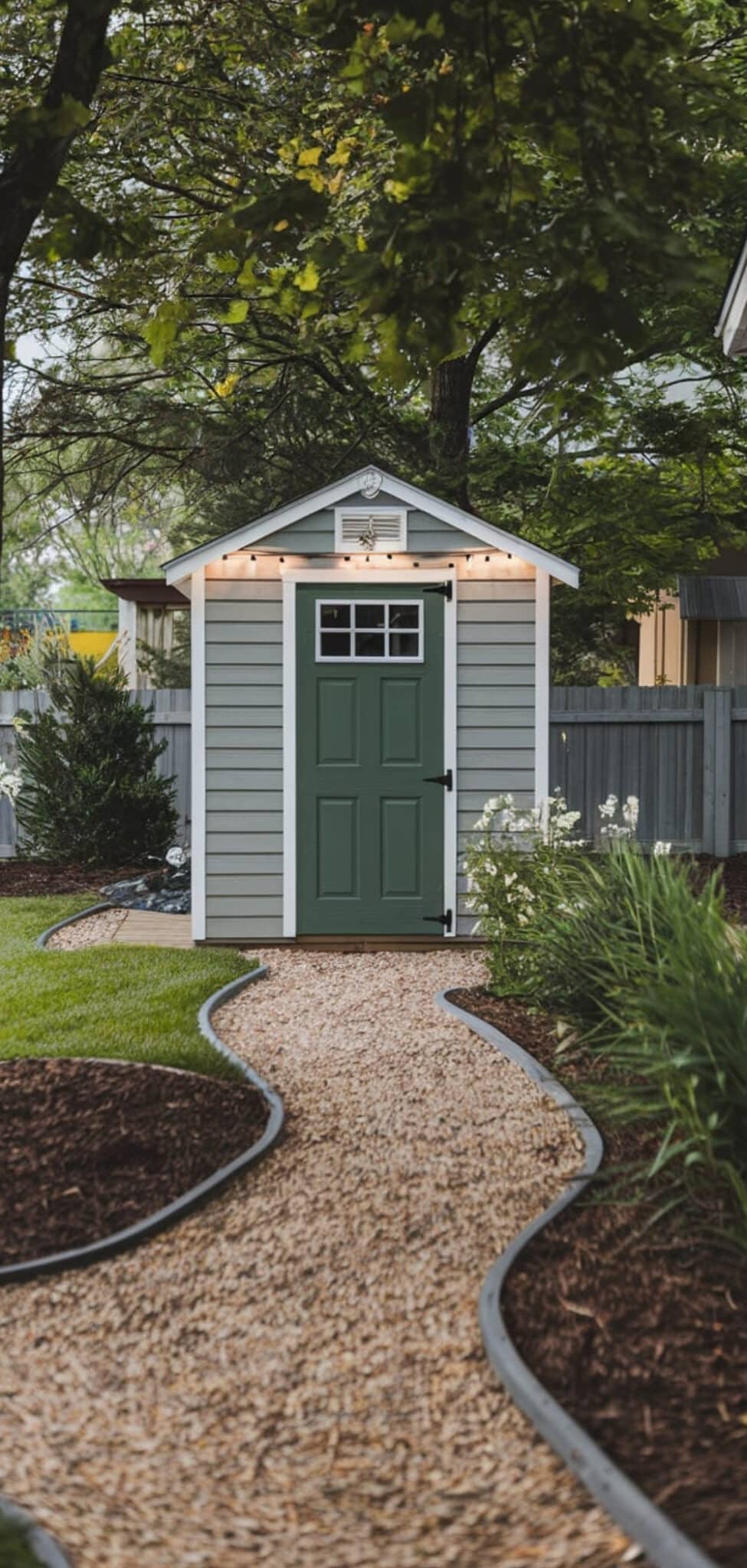 17 Beautiful Garden Shed Landscaping Ideas - The Mega Mom