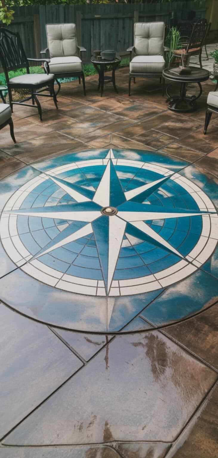 16+ Beautiful Stamped Concrete Patio Ideas - The Mega Mom