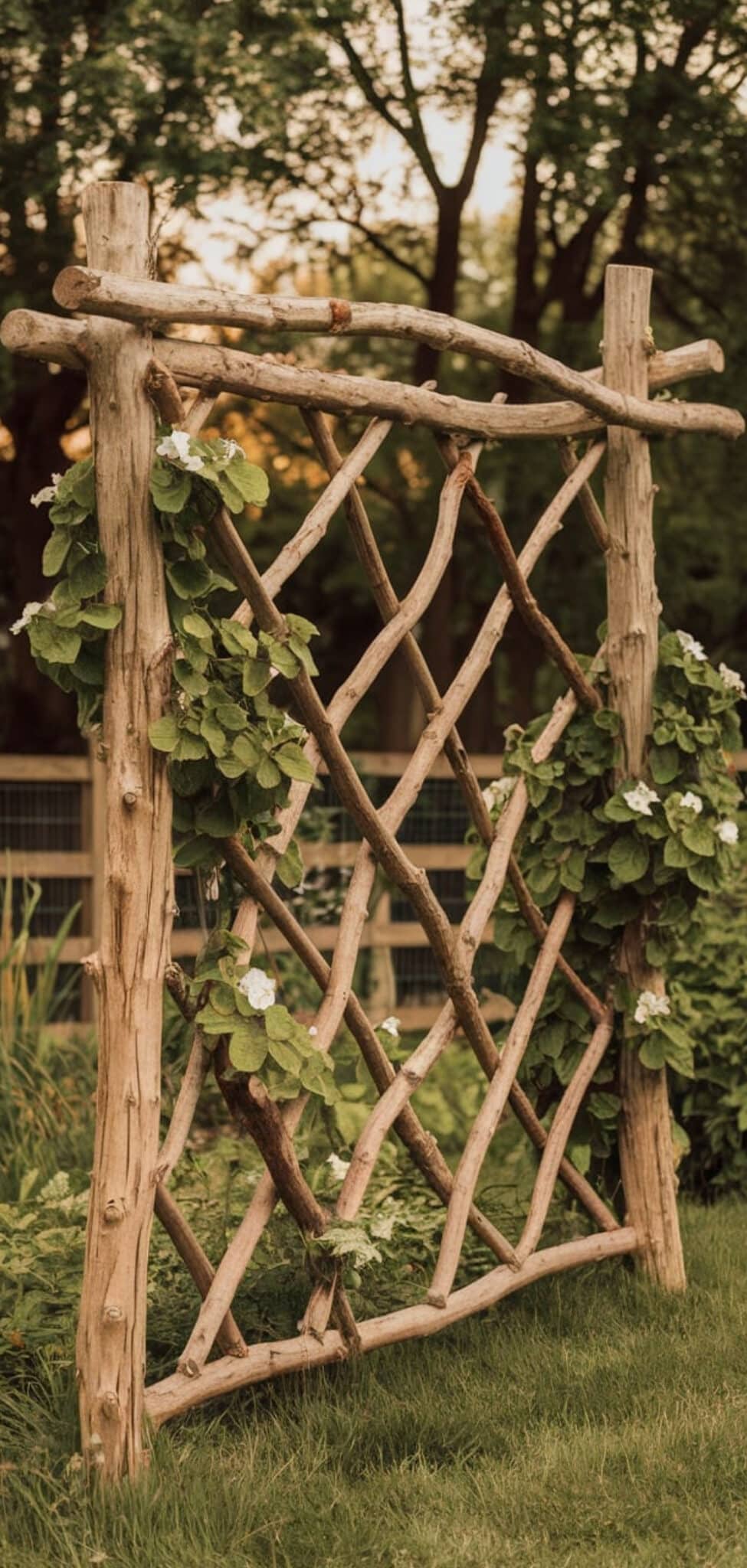 10 Innovative DIY Garden Trellis Ideas - The Mega Mom