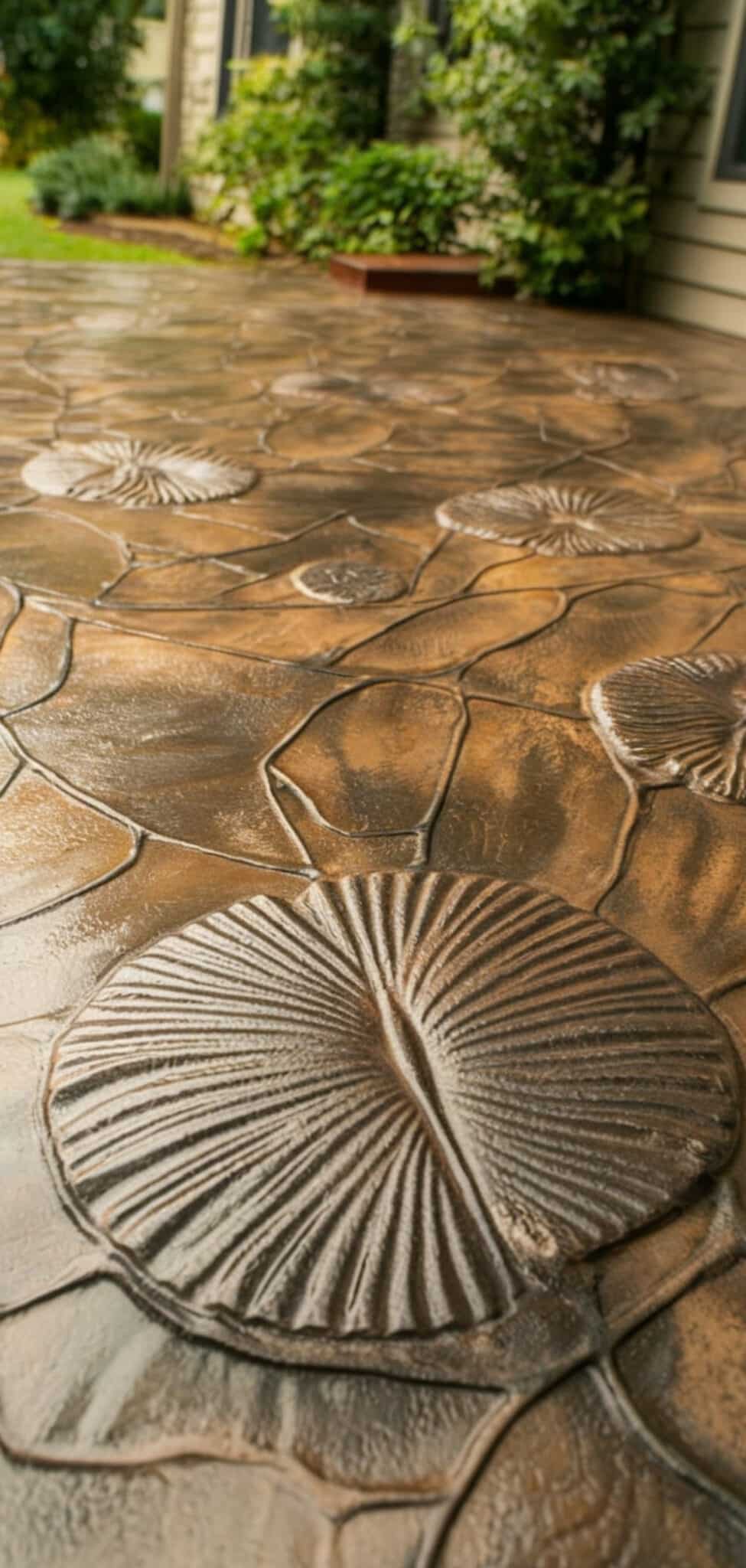 16+ Beautiful Stamped Concrete Patio Ideas - The Mega Mom