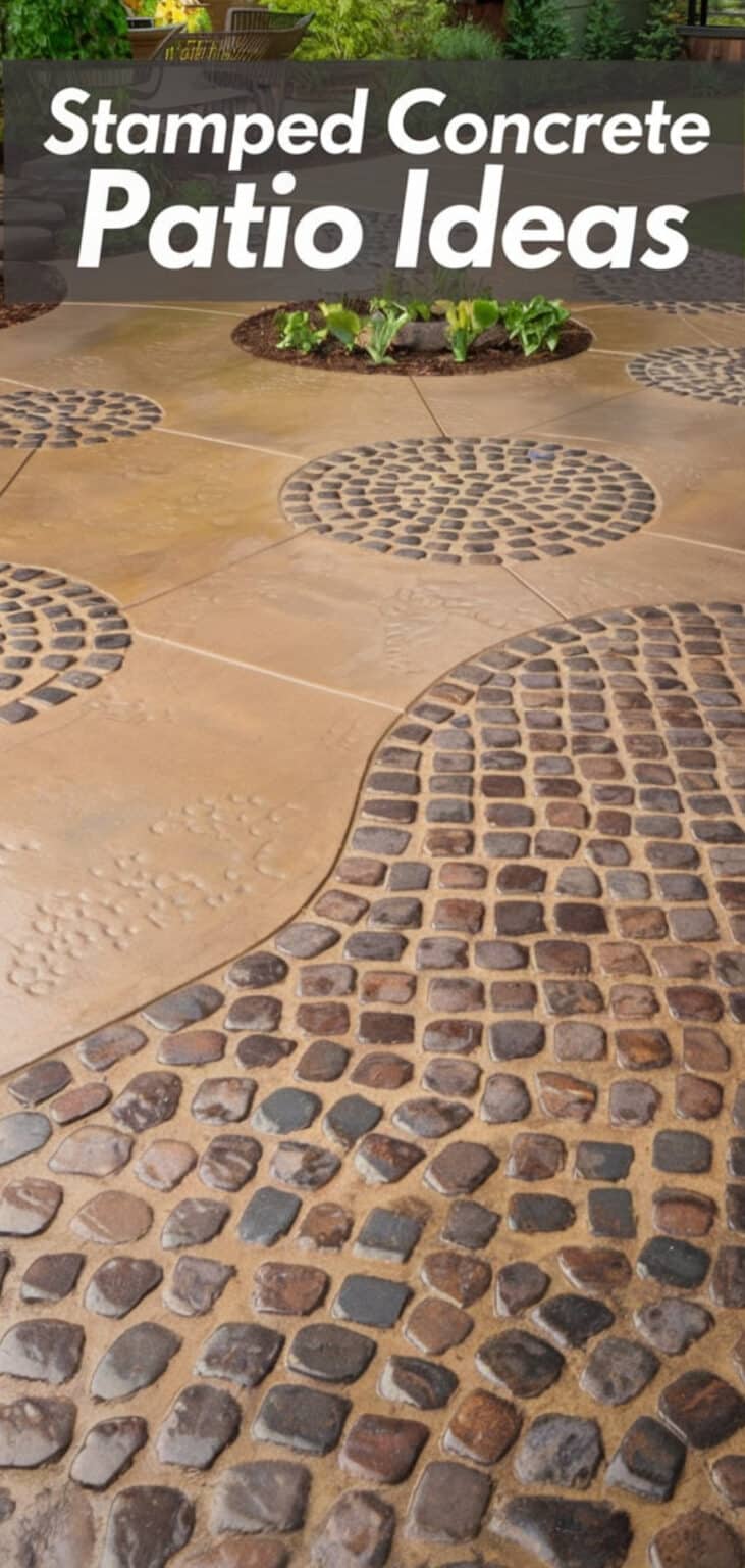 16+ Beautiful Stamped Concrete Patio Ideas - The Mega Mom