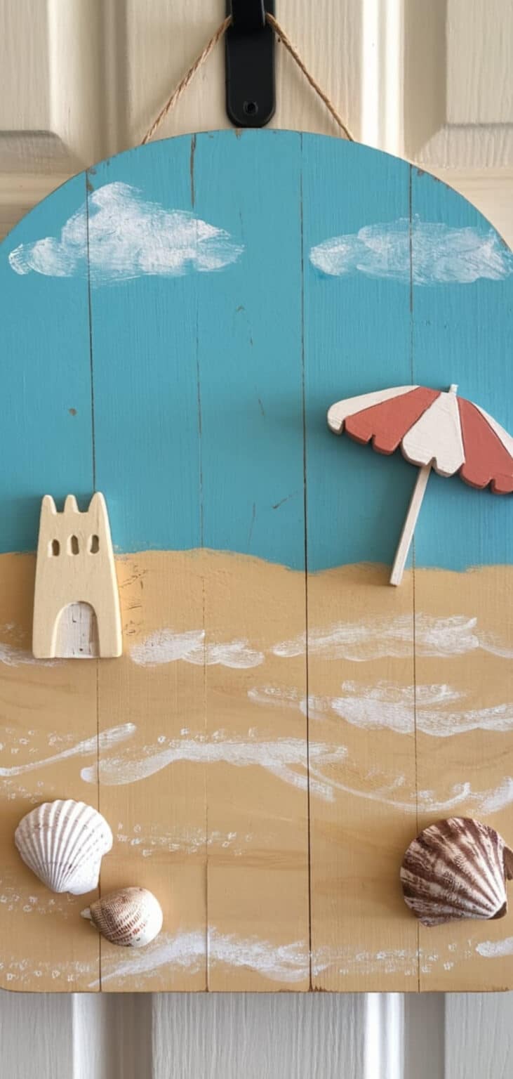 16 Creative Welcome Summer Door Hangers Ideas - The Mega Mom