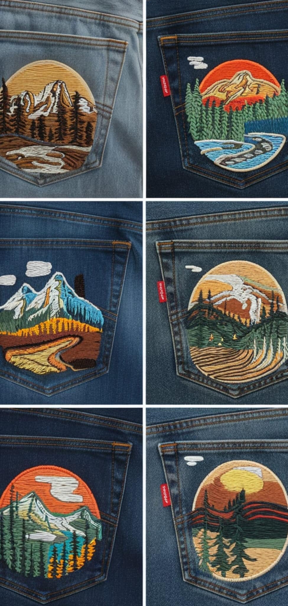 16 Exquisite Jeans Pocket Fashion Embroidery Designs - The Mega Mom
