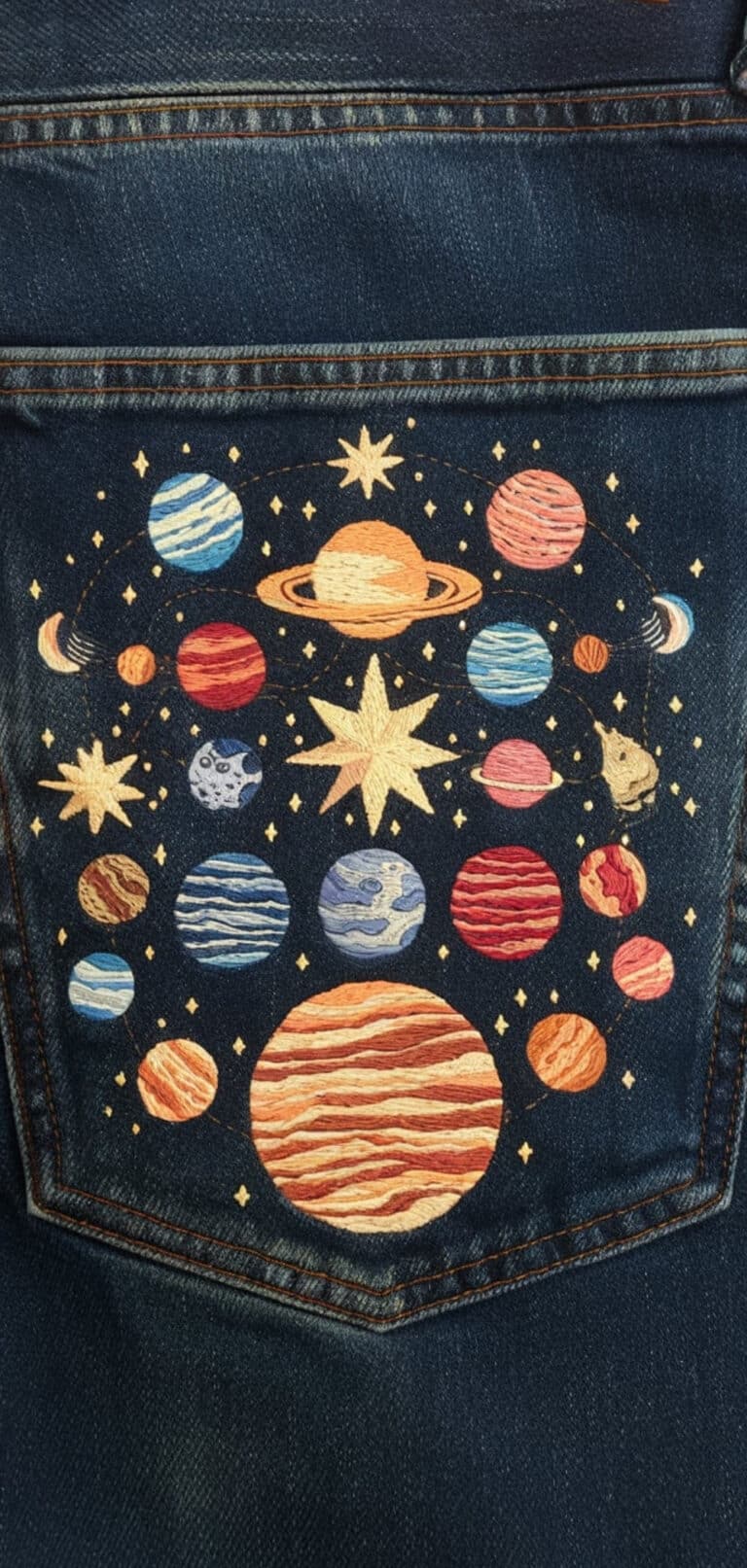 16 Exquisite Jeans Pocket Fashion Embroidery Designs - The Mega Mom