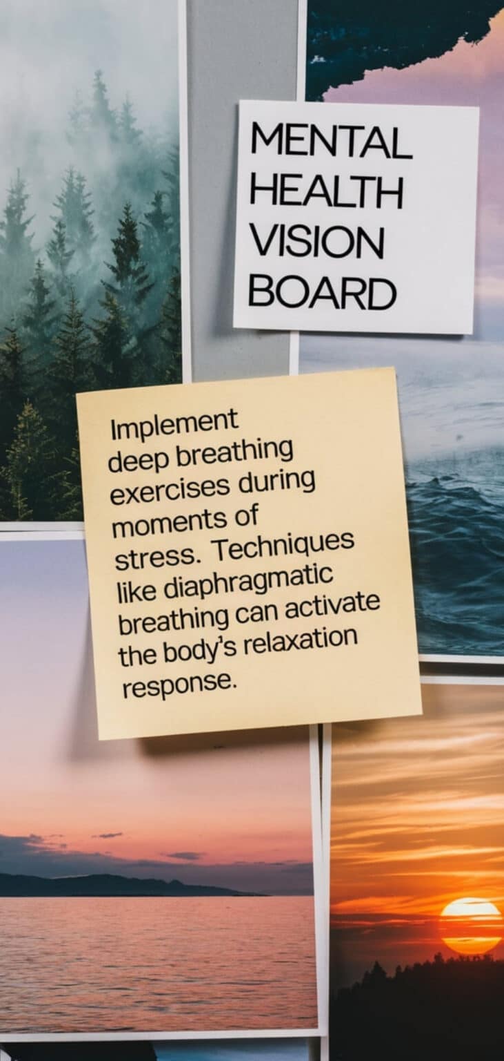 18 Inspiring Mental Health Vision Board Goal Ideas - The Mega Mom