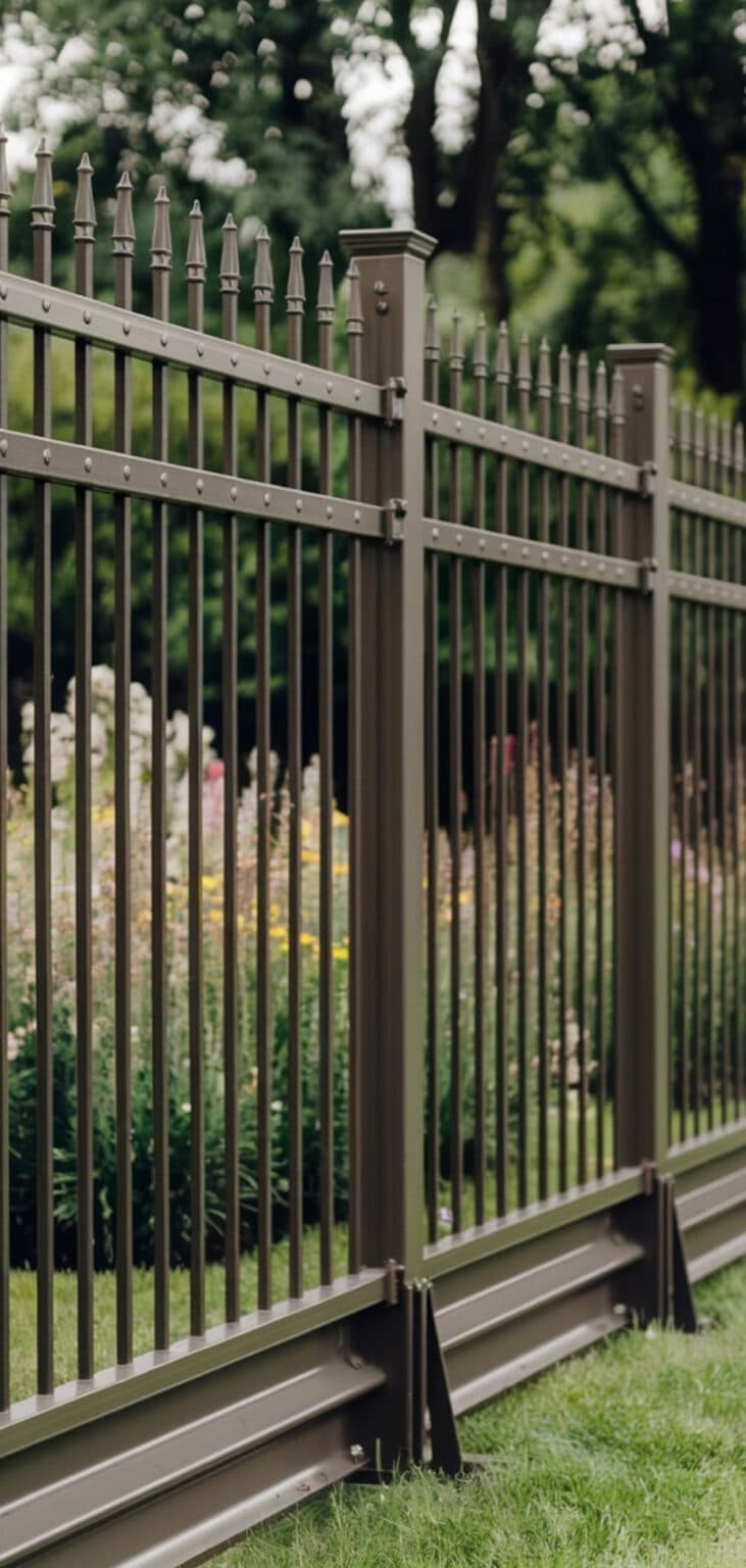 16 Useful Privacy Metal Fence Ideas - The Mega Mom