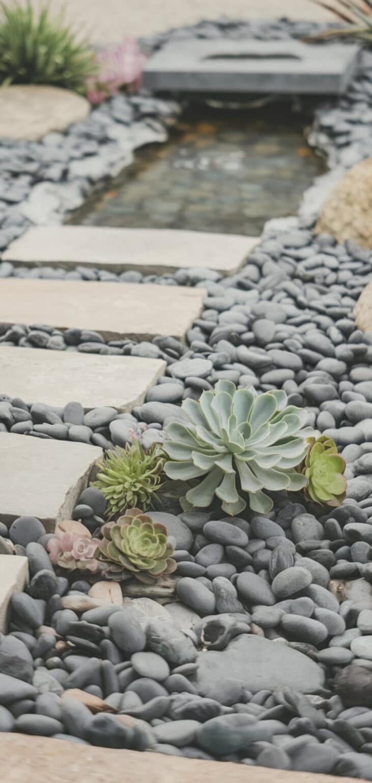 14 Beautiful Rock Succulent Landscape Design Ideas - The Mega Mom