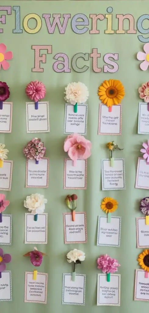 17 Creative Classroom Flower Bulletin Board Ideas - The Mega Mom