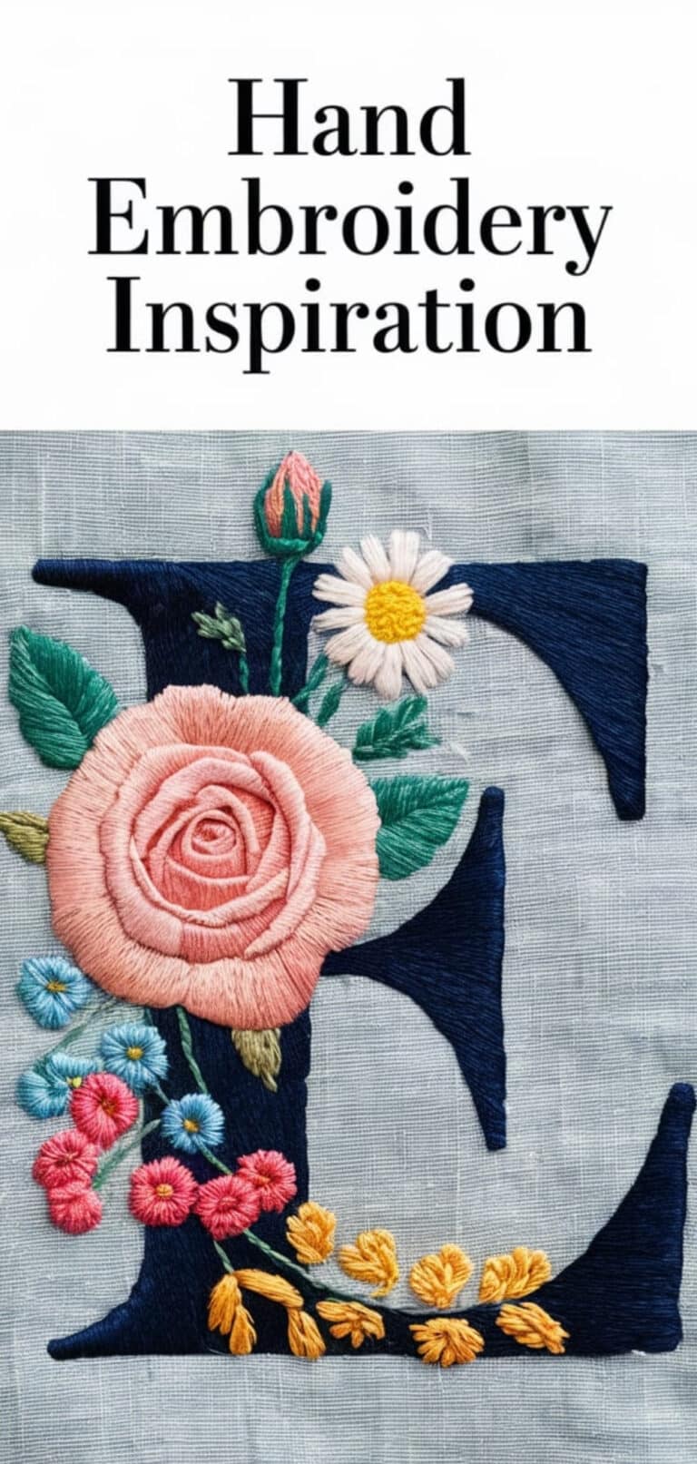 15 Beautiful Hand Embroidery Inspiration Ideas - The Mega Mom