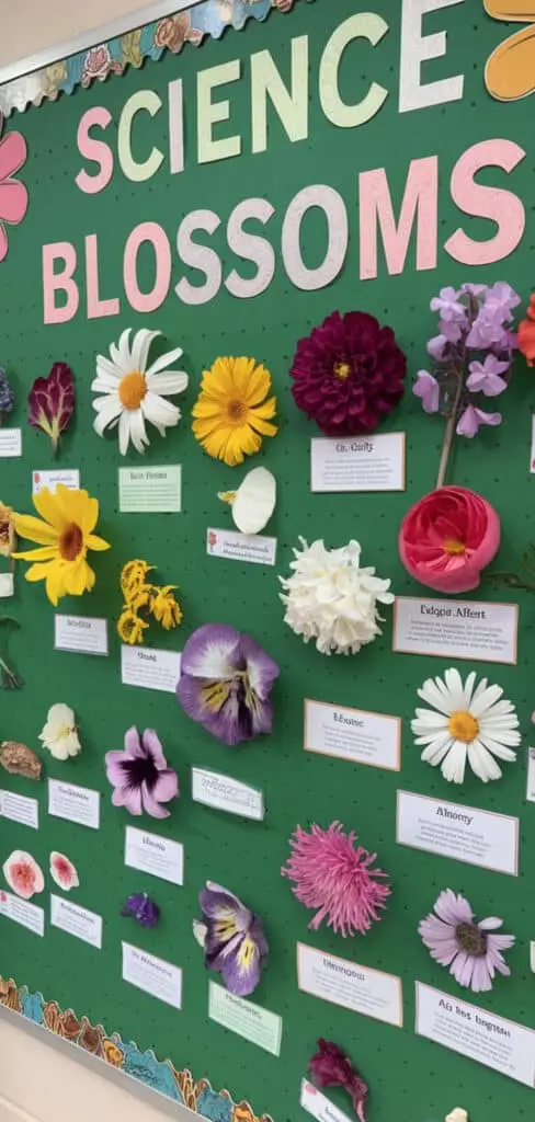 17 Creative Classroom Flower Bulletin Board Ideas - The Mega Mom