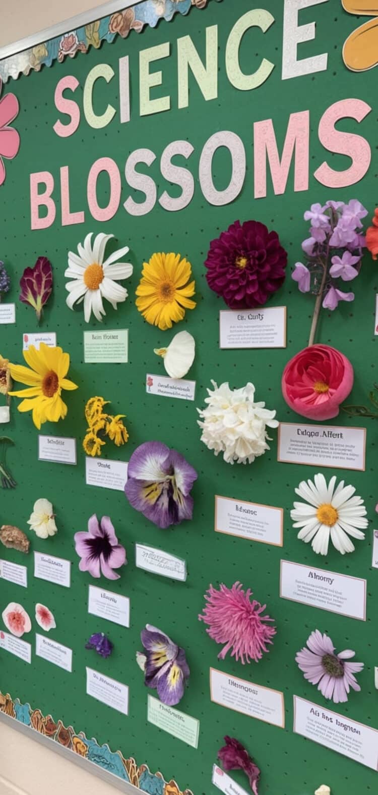 17 Creative Classroom Flower Bulletin Board Ideas - The Mega Mom