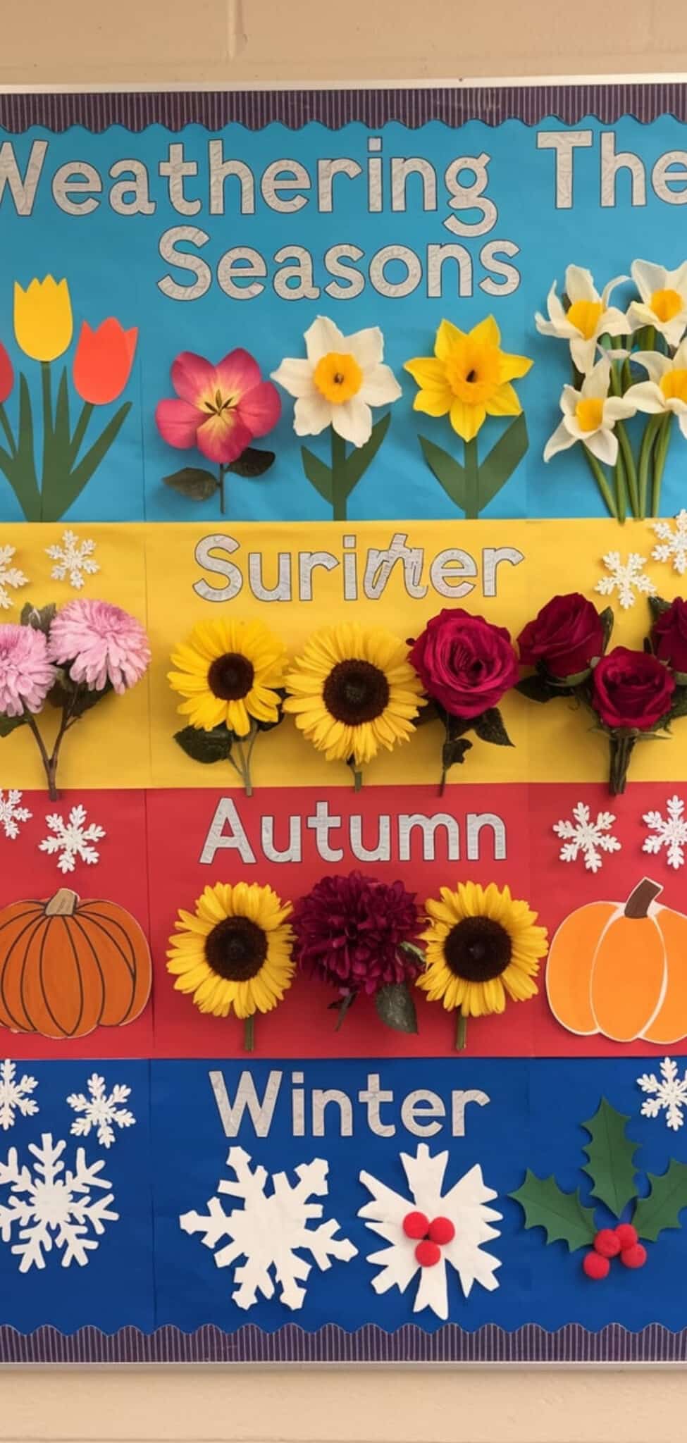 17 Creative Classroom Flower Bulletin Board Ideas - The Mega Mom