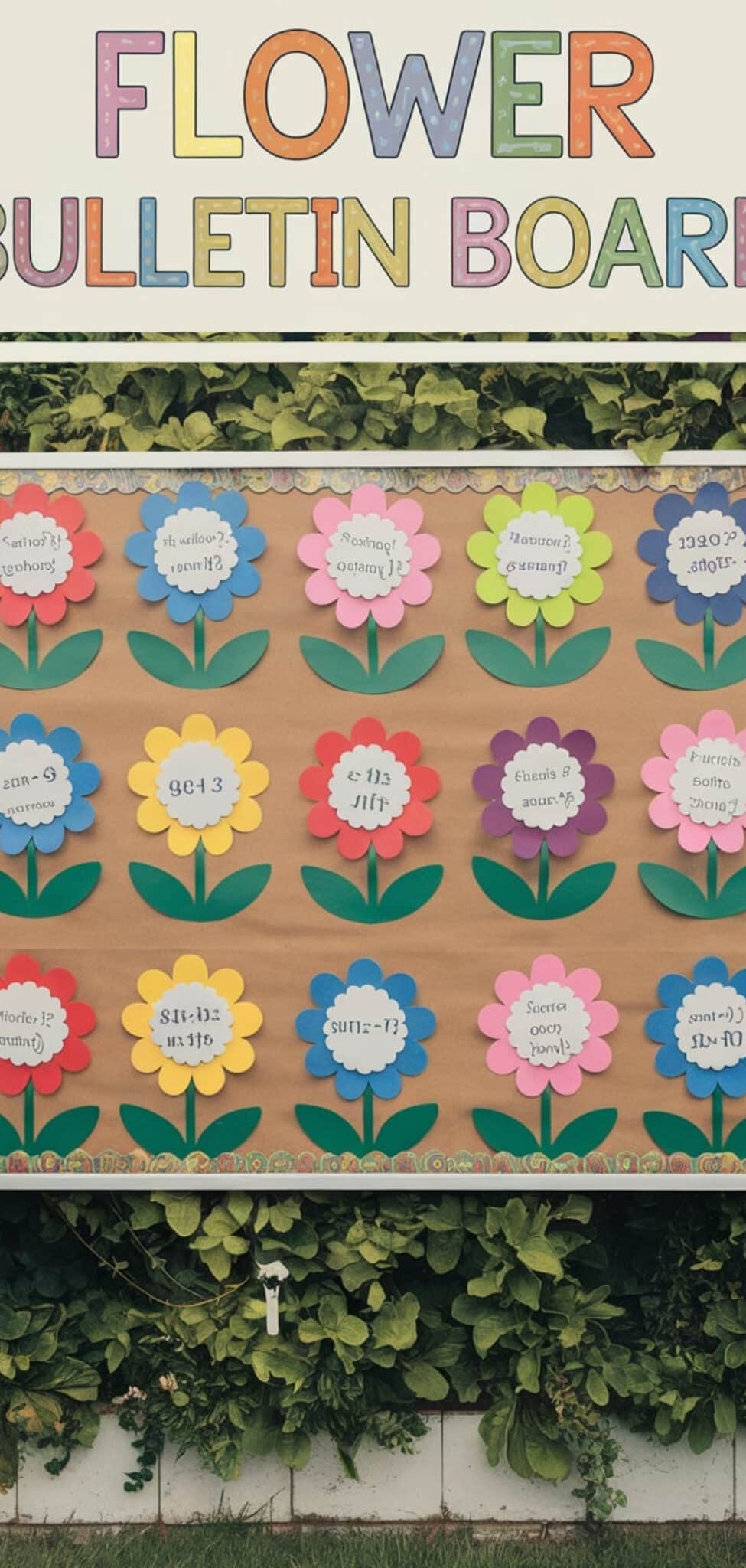 17 Creative Classroom Flower Bulletin Board Ideas - The Mega Mom