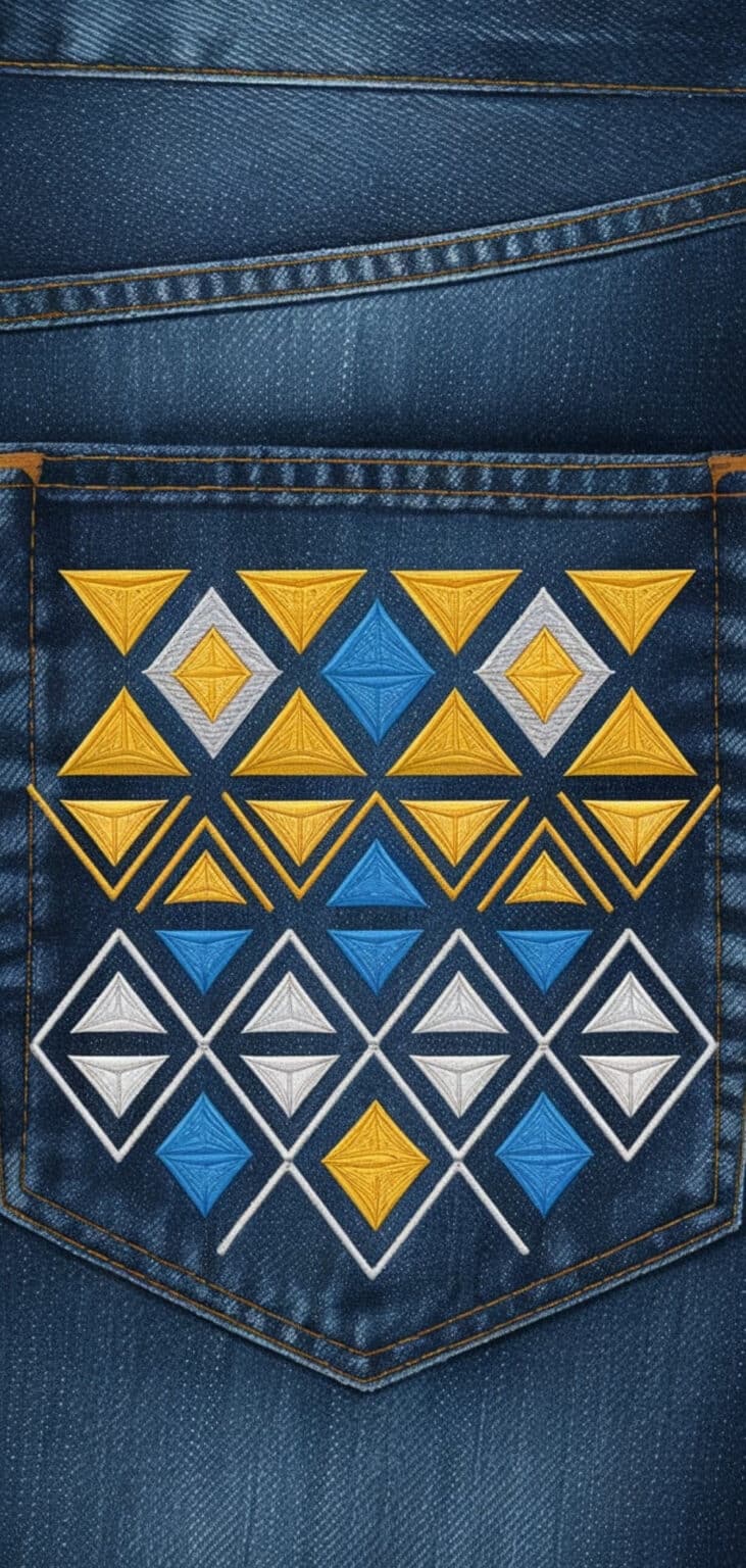 16 Exquisite Jeans Pocket Fashion Embroidery Designs - The Mega Mom