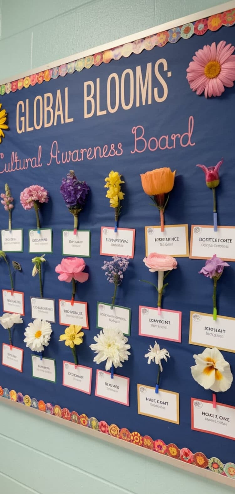 17 Creative Classroom Flower Bulletin Board Ideas - The Mega Mom