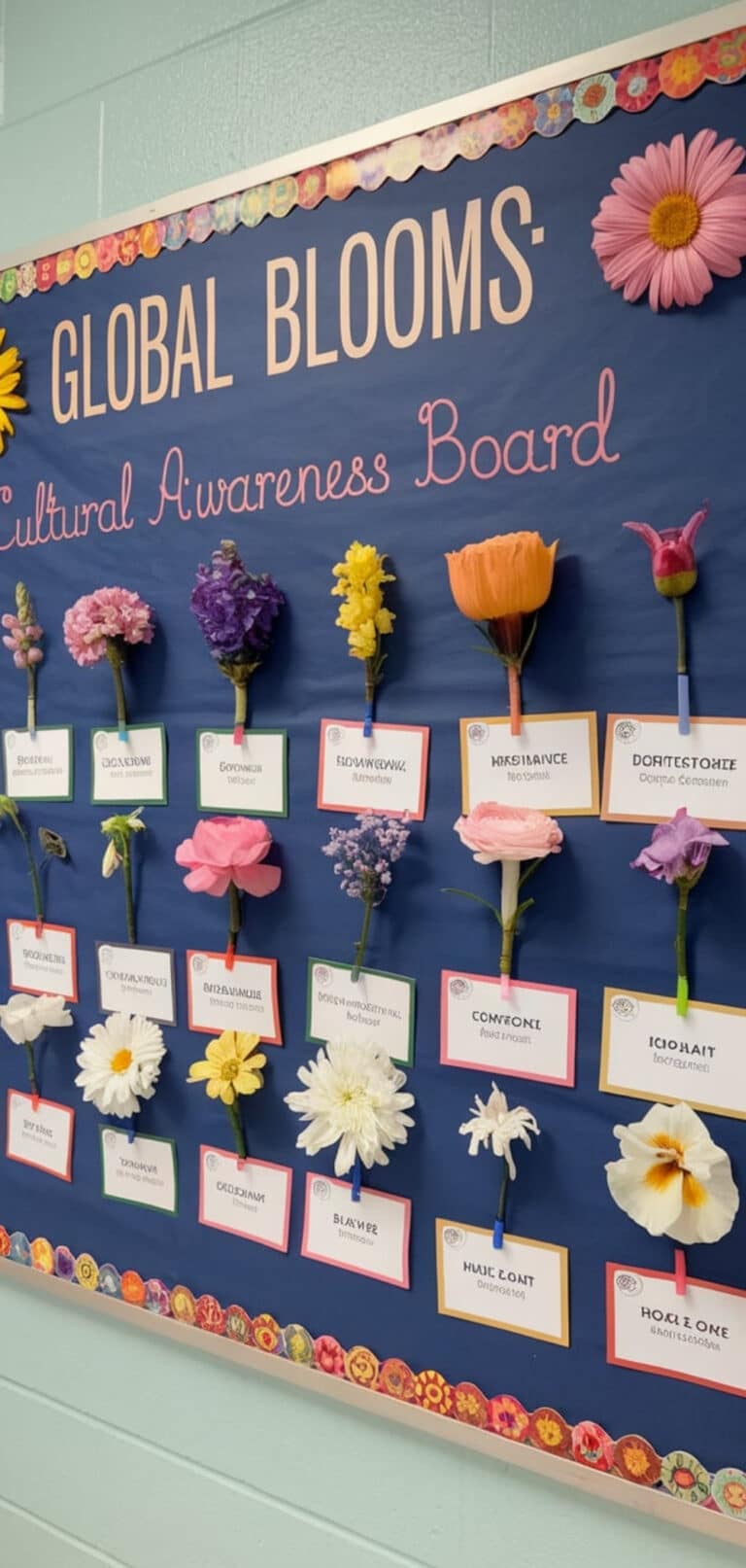 17 Creative Classroom Flower Bulletin Board Ideas - The Mega Mom