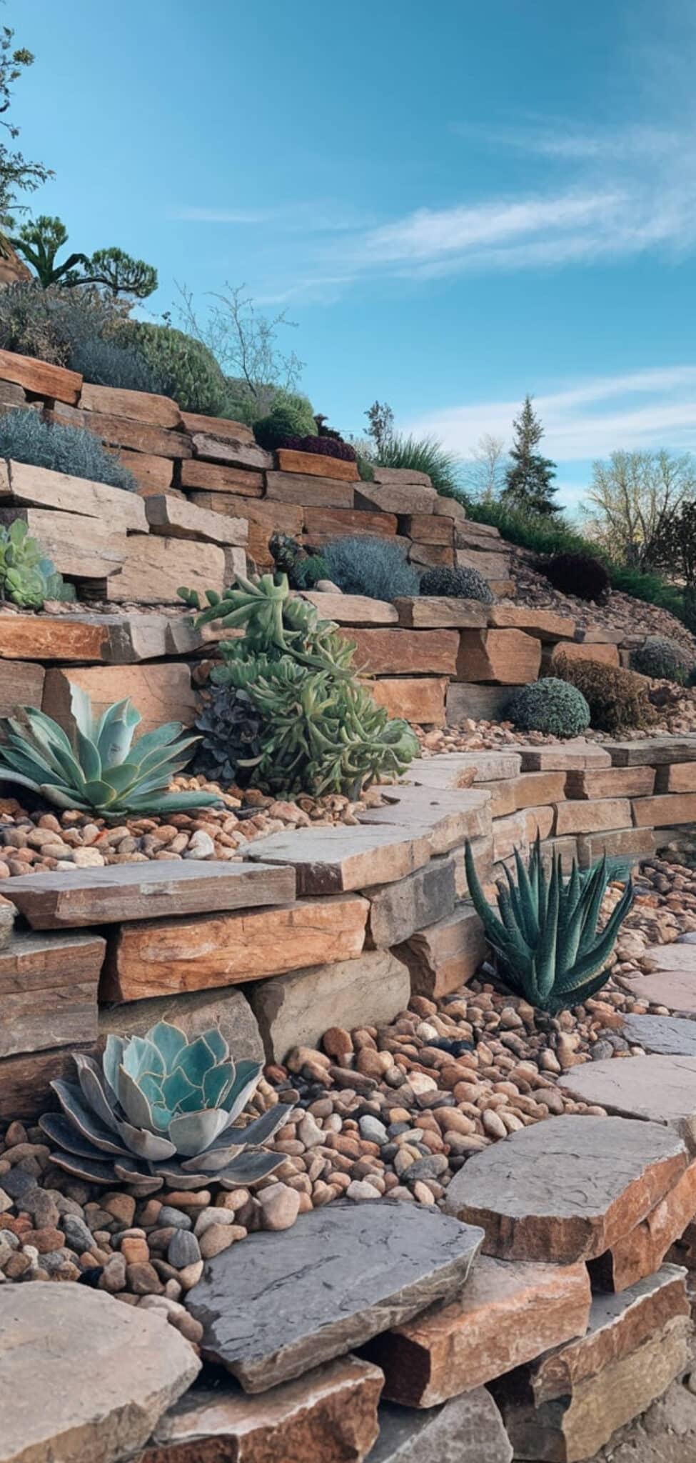 14 Beautiful Rock Succulent Landscape Design Ideas - The Mega Mom
