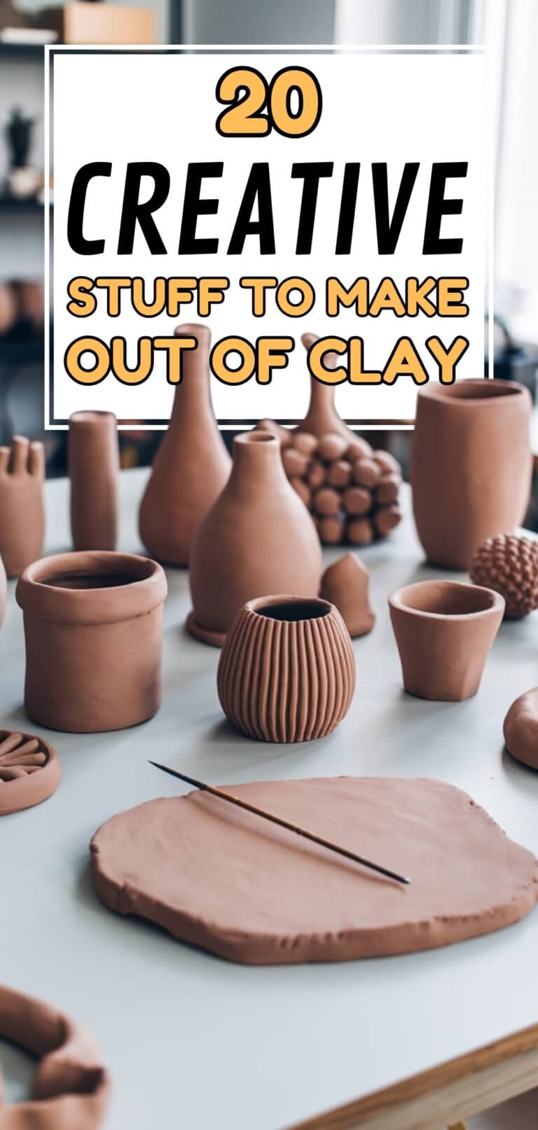 20 Creative Stuff To Make Out Of Clay - The Mega Mom