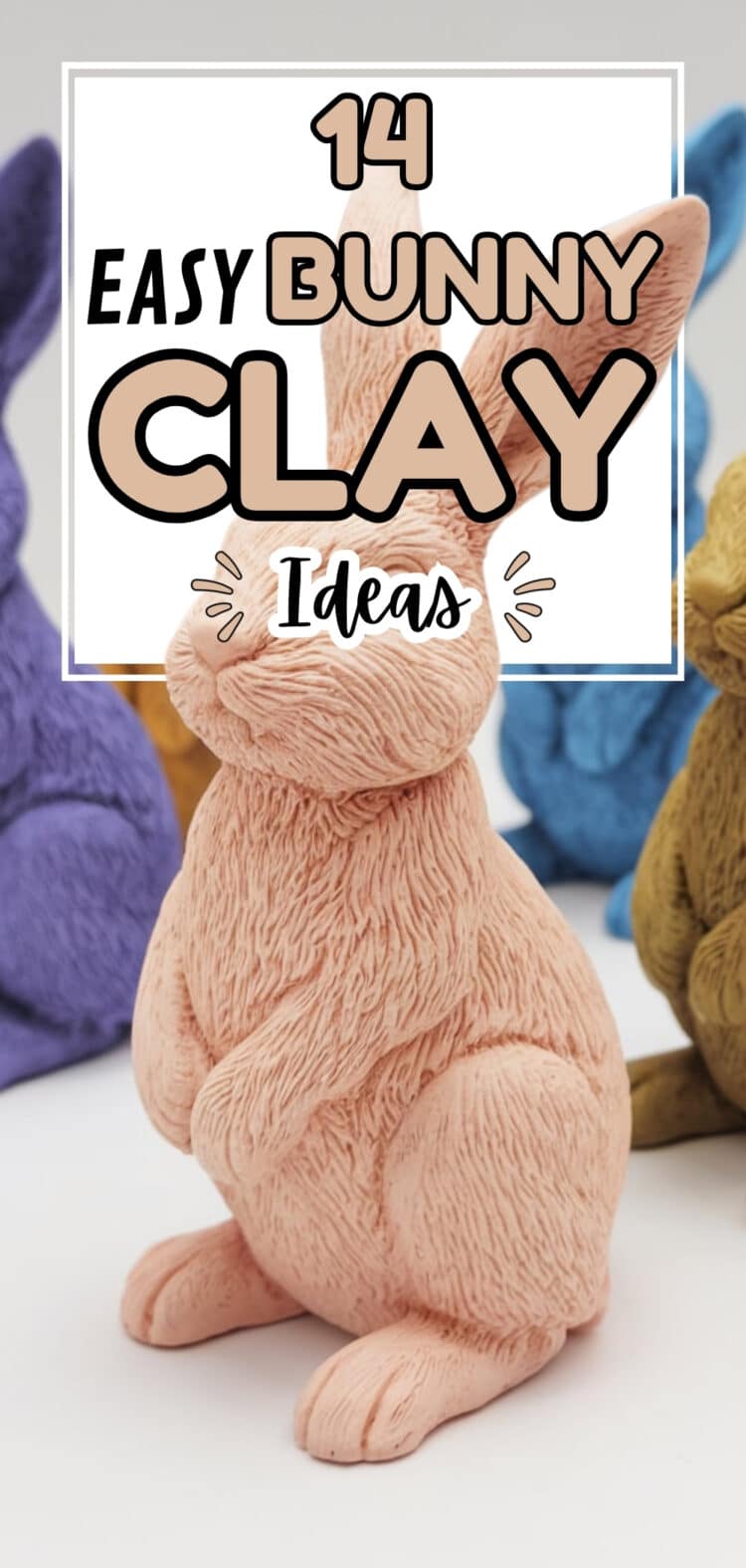 13 Easy Bunny Clay Ideas - The Mega Mom