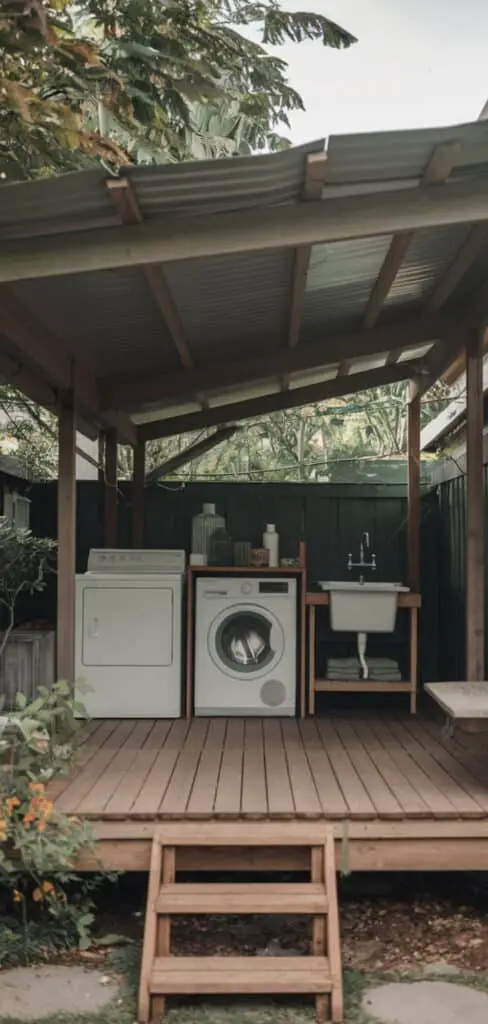 17 Creative Outdoor Laundry Room Ideas - The Mega Mom