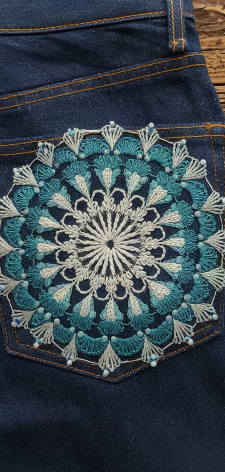 16 Exquisite Jeans Pocket Fashion Embroidery Designs - The Mega Mom