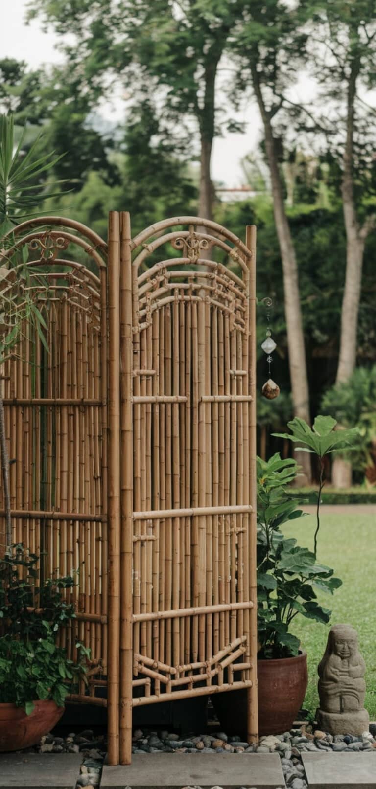 10+ Stylish Moveable Privacy Screen Outdoor Ideas - The Mega Mom