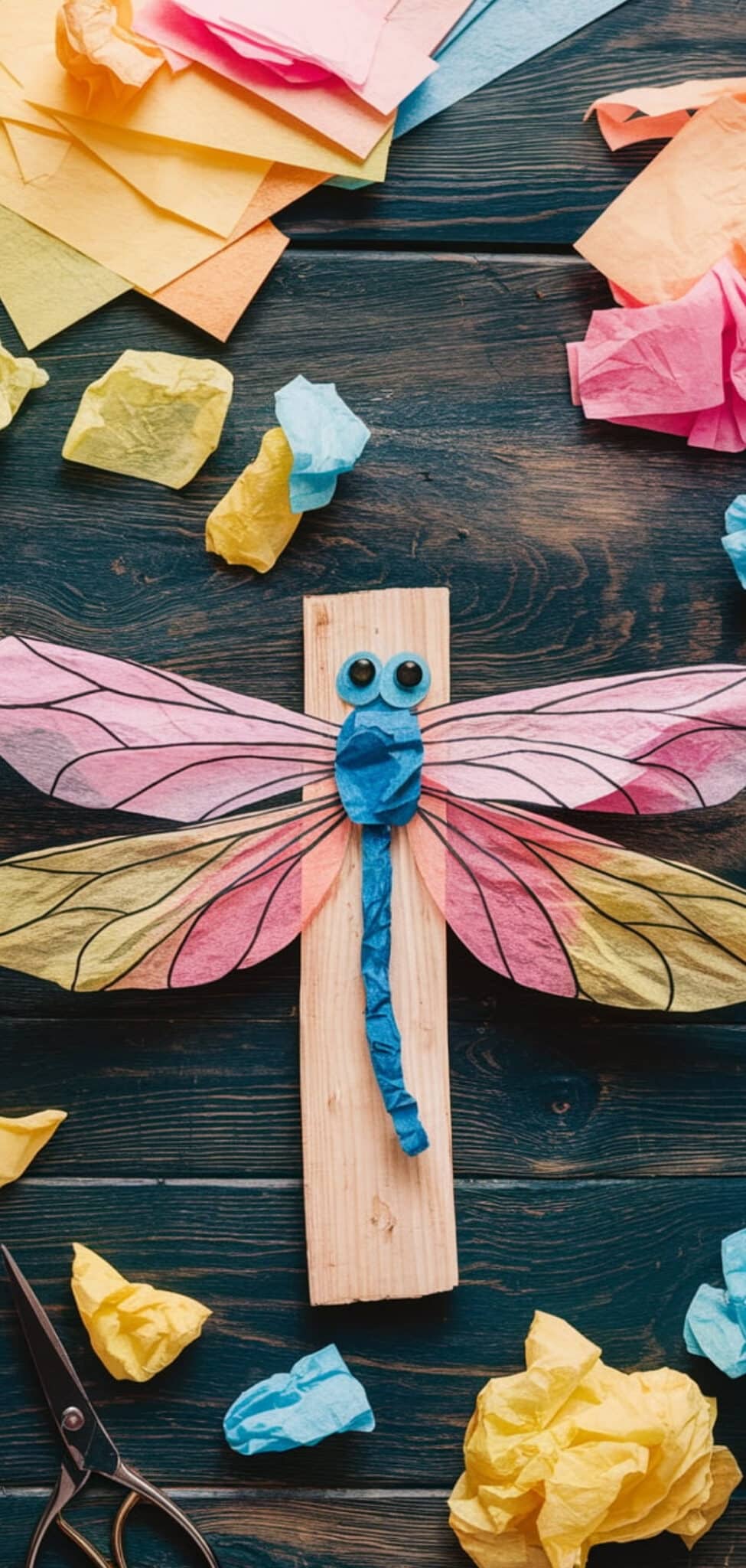 10+ Creative Paper Dragonfly Craft Ideas - The Mega Mom