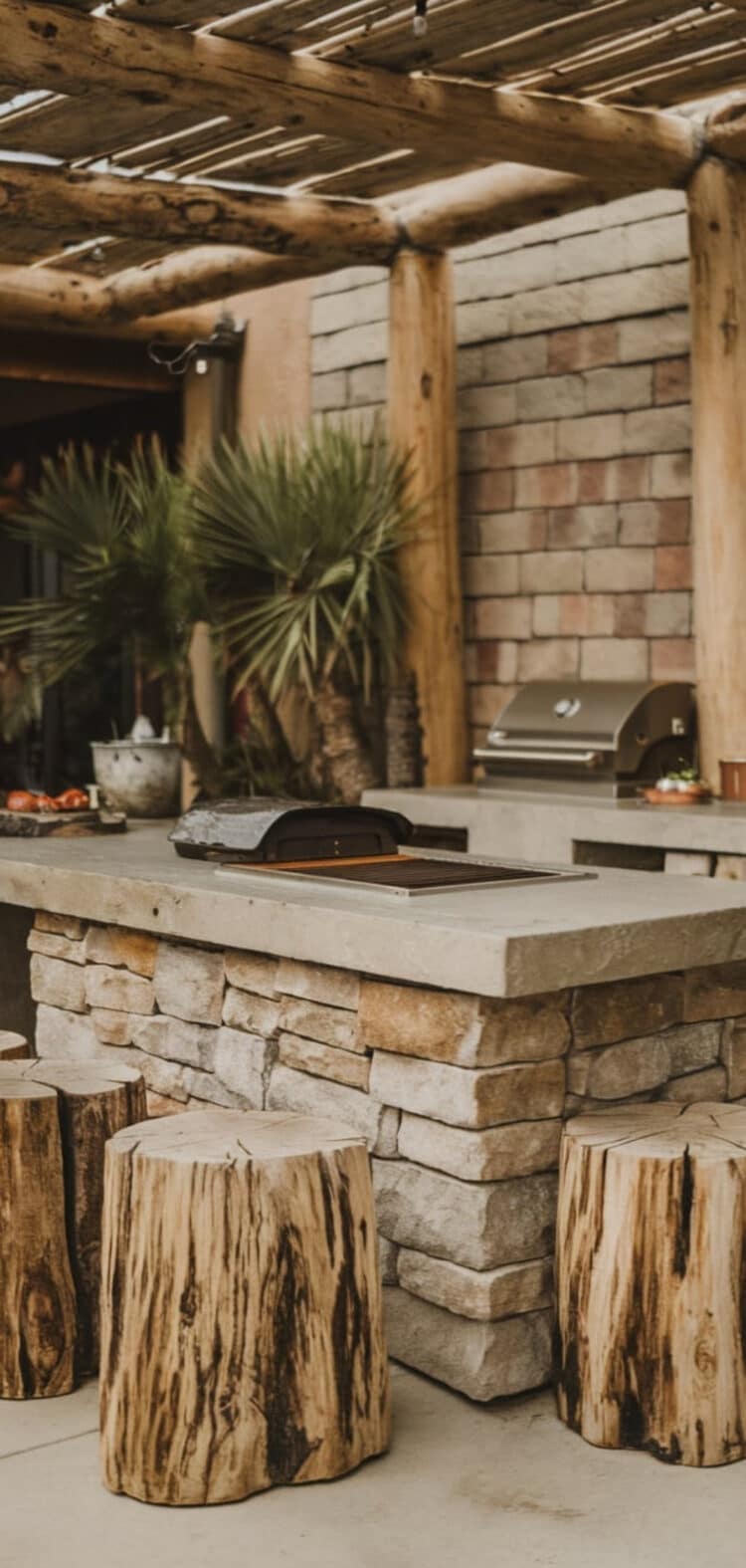 15 Charming Rustic Outdoor Kitchen Ideas - The Mega Mom